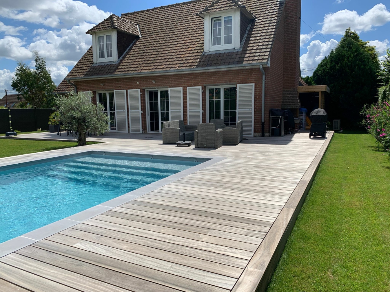 Padouk 140 sur système technideck ! · Vetedy