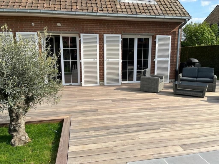 Padouk 140 sur système technideck ! · Vetedy