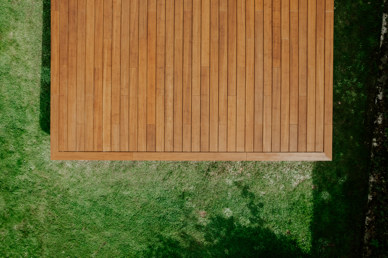 Terrasse Technideck en Bambou au Luxembourg · Vetedy