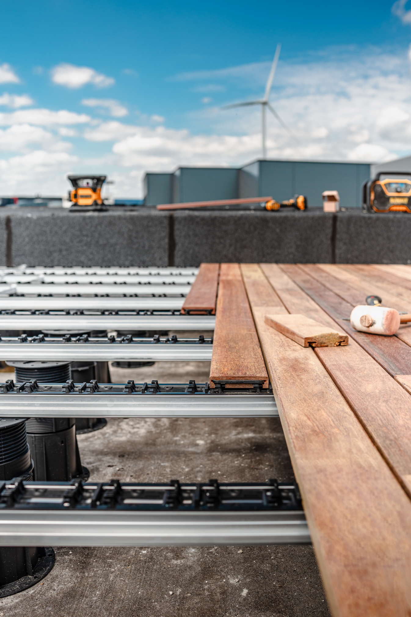 High quality wood decking · invisible fixation· Technideck · Vetedy